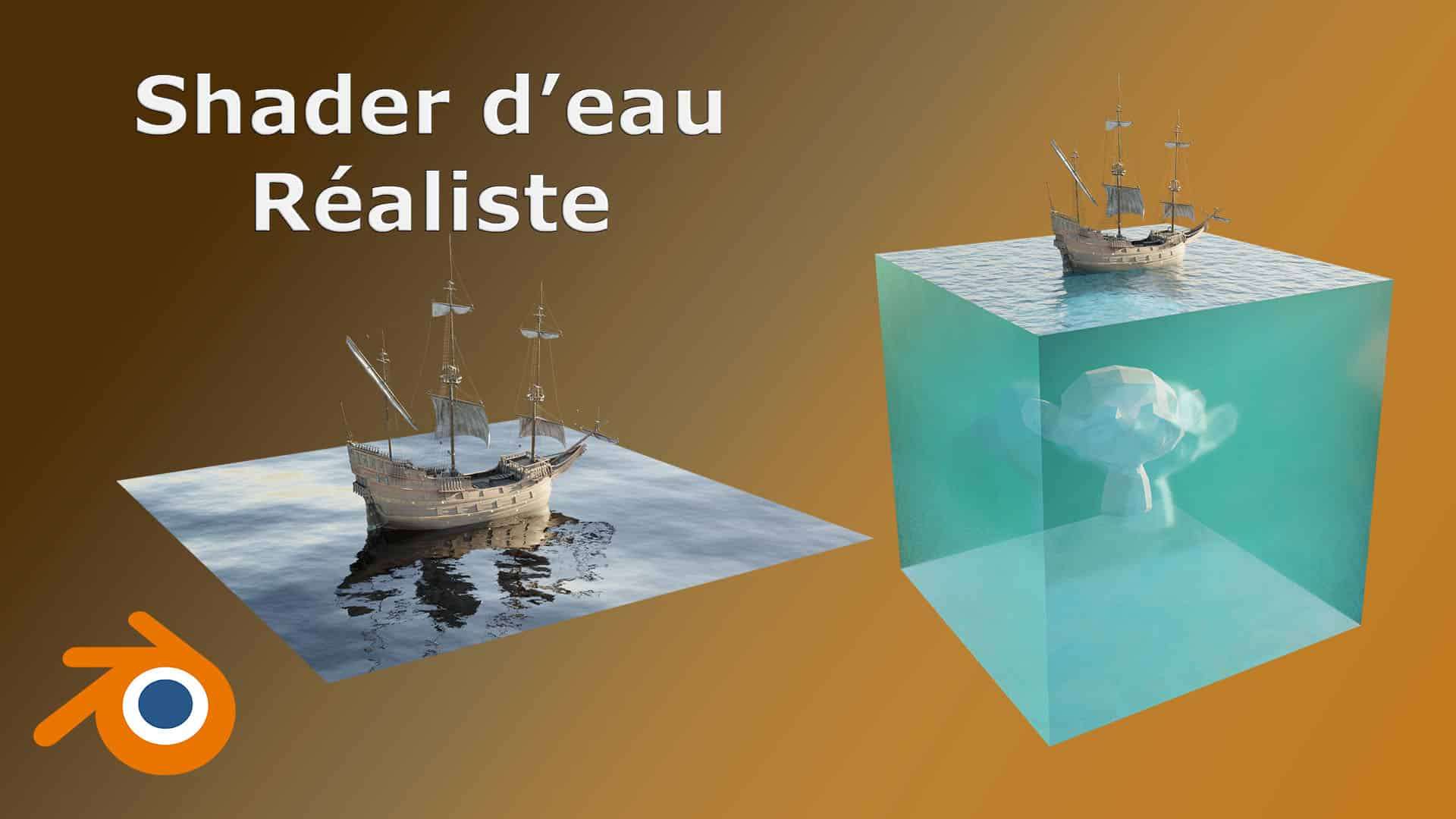 Comment créer un shader d'eau réaliste Blender Cycles- Surfacique - Passeos