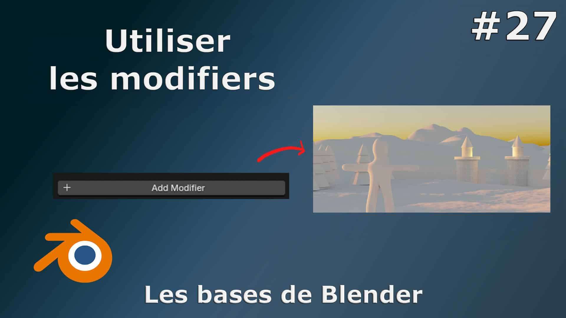 Créer un environnement avec les modifiers dans Blender - Passeos
